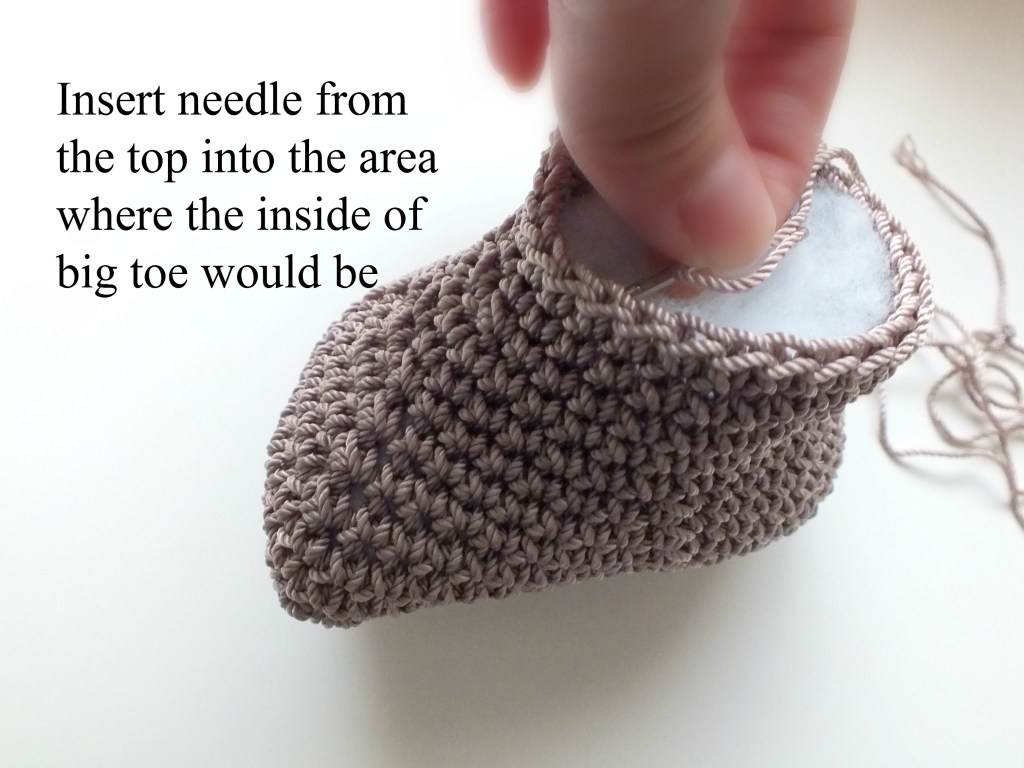 Baby Foot Pattern – Thornwood Designs Crochet