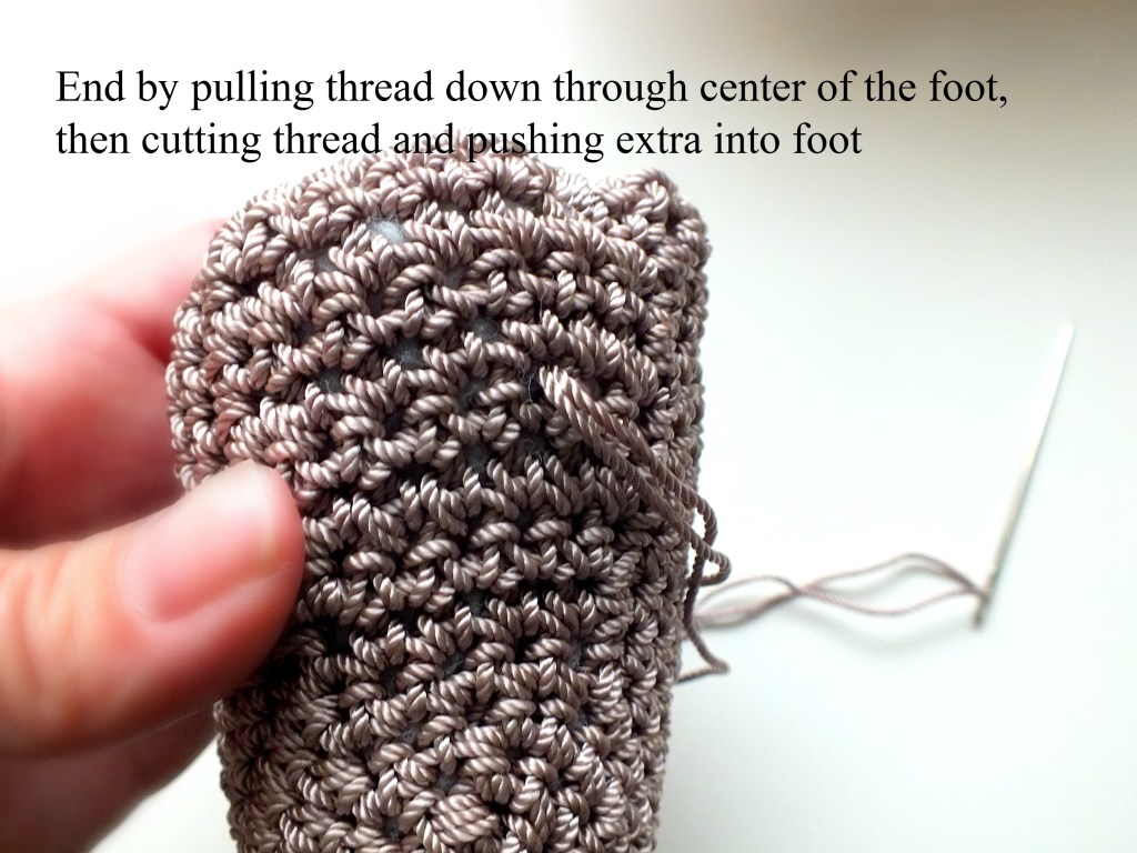 Baby Foot Pattern – Thornwood Designs Crochet